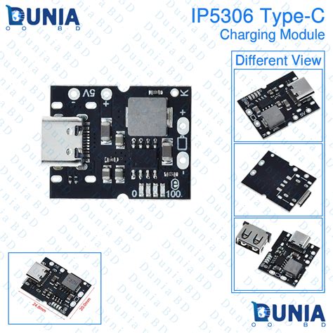 Ip5306 Type C And Usb 5v 2a Boost Converter Step Up Power Module
