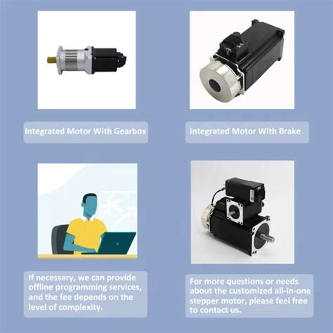 NEMA IP Closed Loop DC Modbus Stepper Motor Integrated Controller And Driver Single Turn