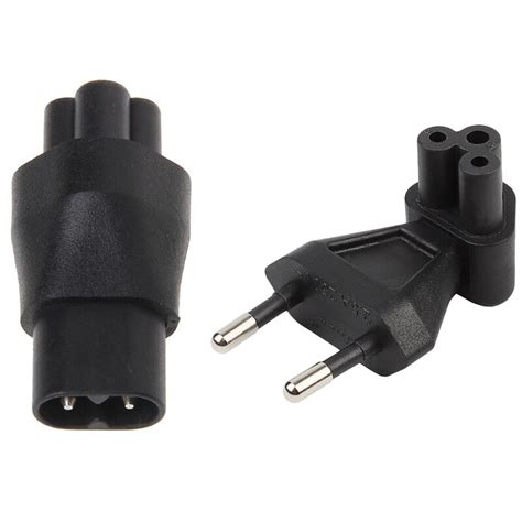 Iec 320 C5 3 Pin Female To C8 2 Pin Male Plug Conv Grandado