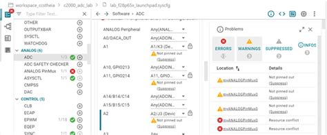 Tms320f28p650dk Trouble With Pinmux When Setting Up Adc And Eqep Peripheral In Sysconfig