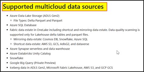 Does Microsoft Purview Support Data Quality Scanning Of On Premises Sql