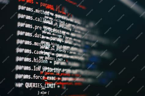 Premium Photo Software Developer Programming Code Abstract Computer