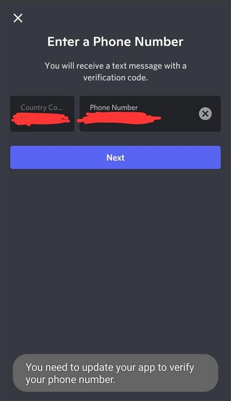 discord verify number error r discordapp