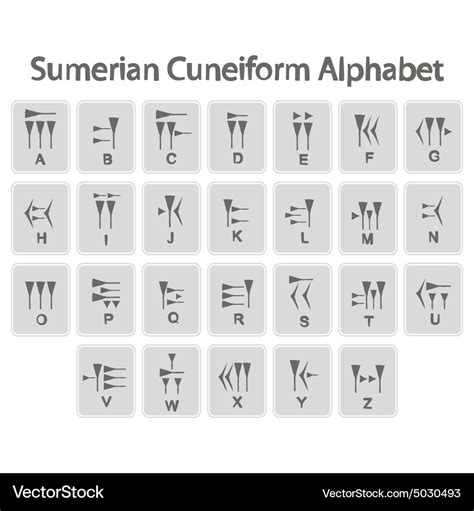 Free Printable Cuneiform Alphabet Printable Alphabet Letters