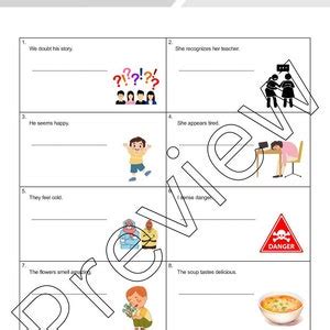 Stative Verbs Worksheets Bundle For English Learners And English Teachers Editable Fillable