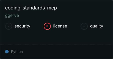 Score Coding Standards Mcp Server Glama Score Coding Standards Mcp Server Glama