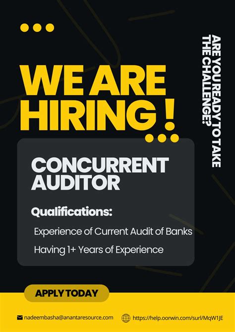 Nadeem Basha Pathan On Linkedin Hiring Hiringimmediately Hiringalert Concurrentauditor