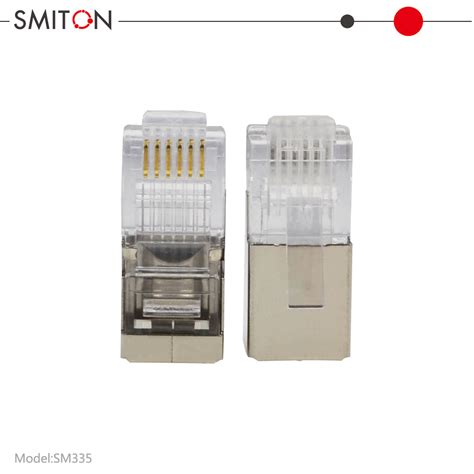 Long Body Rj12 6p6c Shielded Modular Plug 6p6c Shield Plug And 6p6c Shield Modular Plug