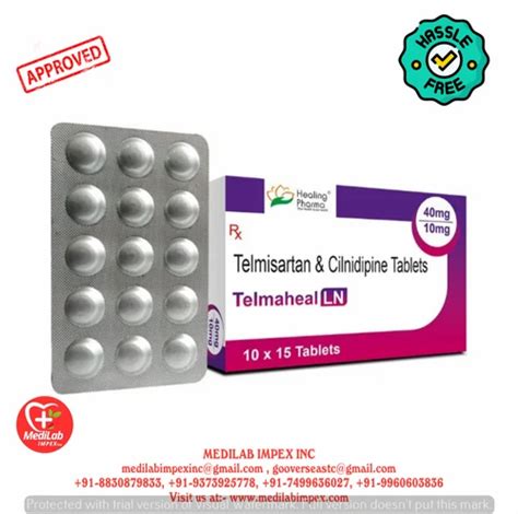 Telmisartan Cilnidipine Tablet 10 Mg At ₹ 50 Stripe In Nagpur Id 2852570485933