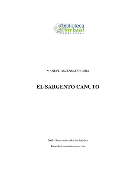 El Sargento Canuto