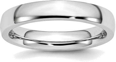 Cobalt Polished 4mm Band Ring At Billythetree Jewelry