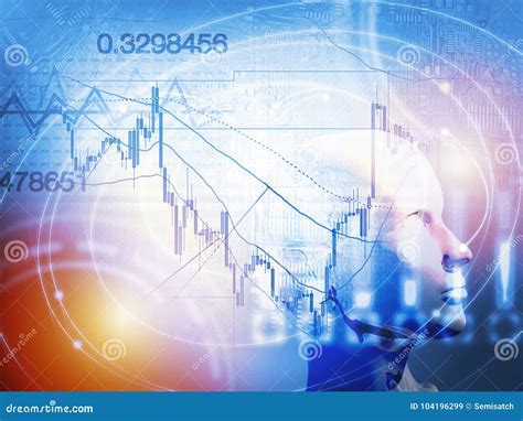 Quantitative Stock And Forex Trading Concept With Artificial Intelligence Stock Image Image Of