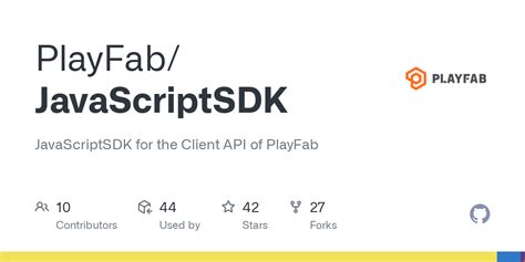 Github Playfabjavascriptsdk Javascriptsdk For The Client Api Of Playfab