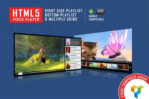 افزونه Visual Composer Addon Html5 Video Player افزونه پخش ویدئو