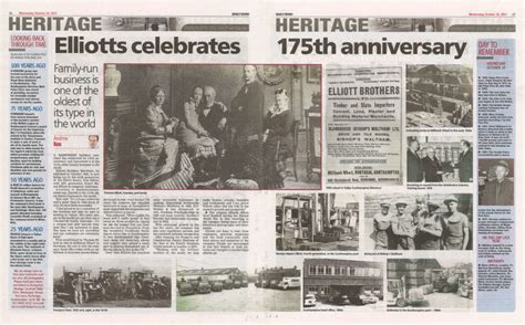 Southern Daily Echo Elliotts Celebrates 175th Anniversary Bmj Industry Awards