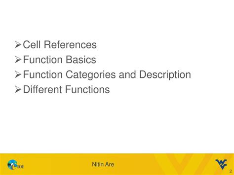 Ppt Excel Chapter 2 Powerpoint Presentation Free Download Id2704297
