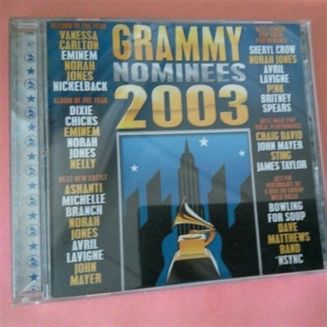 Cd Of 2003 Grammy Nominees Hobbies And Toys Music And Media Vinyls On