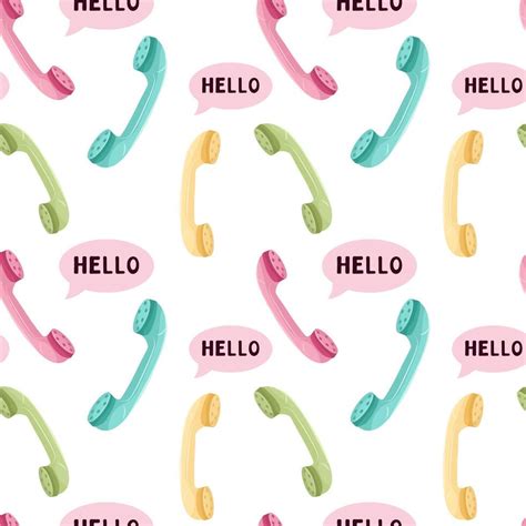 Hello Pattern Vector Art Icons And Graphics For Free Download