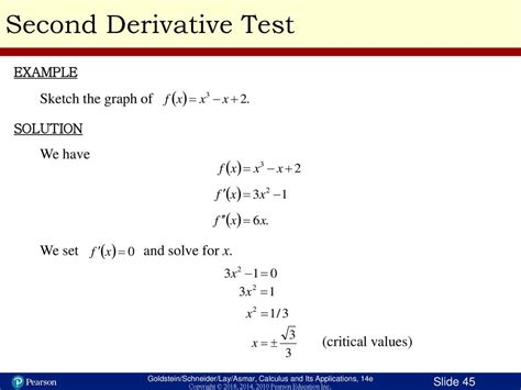Chapter 2 Applications Of The Derivative Ppt Download