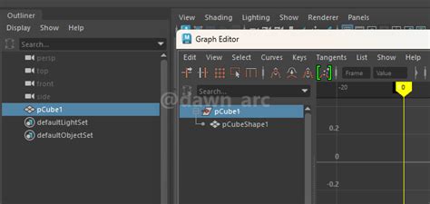 Maya Keyframe 01 Graph Editor