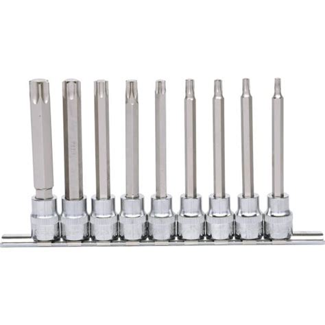 Ks Tools 918 1550 3 8 Chrome Plus Bit Socket Set Torx Long T20 T60 9