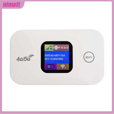Ni H807 เราเตอร์ Wifi 4g Lte Usb 150mbps Mini 4g Lte แบบพกพา พร้อมพอร์ตซิม แบตเตอรี่ 2100mah