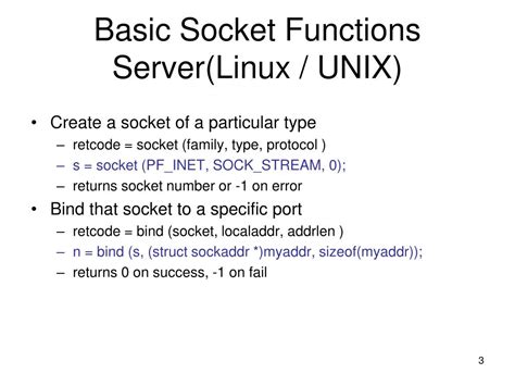 Ppt Sockets Programming In Linux Powerpoint Presentation Free