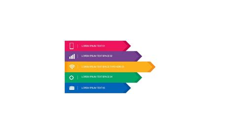 Set Of Four Colorful Arrows Google Slide Theme And Powerpoint Template Slidedocs