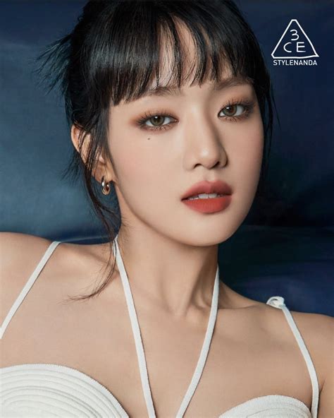 더쿠 방금 새로 공개된 여자 아이들 민니 3ce 매트 립 화보 