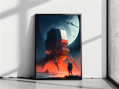Giant Robot Concept Art Trending On Artstation Unique Space Art Sparth