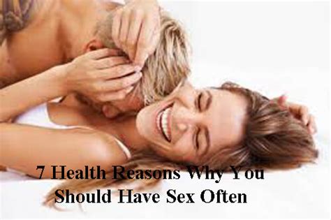 7 Health Reasons Why You Should Have Sex Spiral2Grow