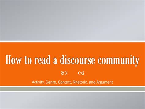 PPT Discourse Communities Academic Writing PowerPoint Presentation ID