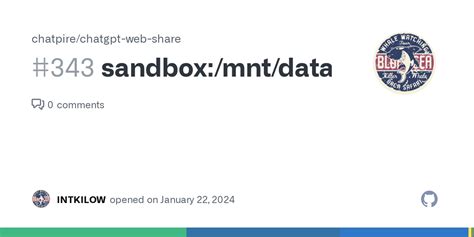 sandbox mnt data · issue 343 · chatpire chatgpt web share · github