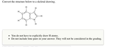 Convert The Structure Below To A Skeletal Drawing CassiekruwHayes
