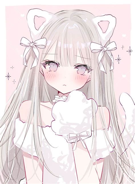 原创 女孩子 原创 插画 Cat Ear ゆゅillustration Pixivbox