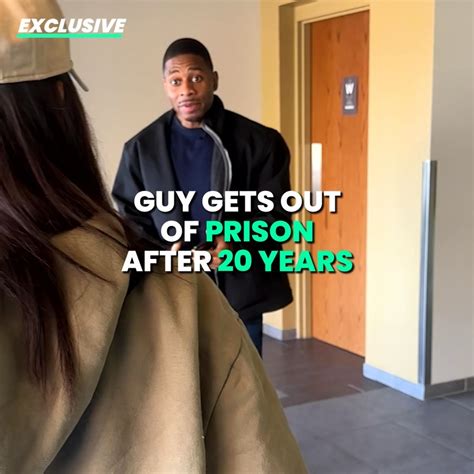 Guy Gets Out Of Prison After 20 Years Prison He Was At The Wrong