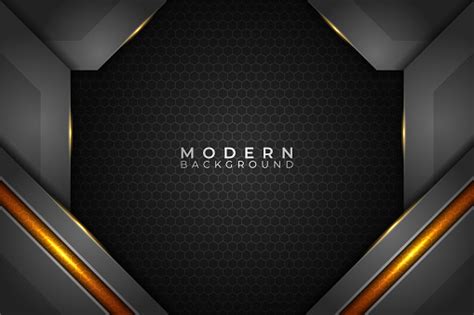 빛나는 노란색 선과 추상 적 배경 현대 회색 금속 중복 레이어 0명에 대한 스톡 벡터 아트 및 기타 이미지 0명 3차원 형태 강철 Istock