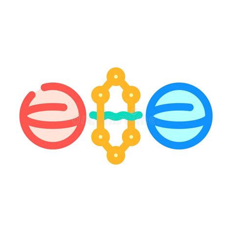 Gate Quantum Technology Color Icon Vector Illustration Stock Vector Illustration Of