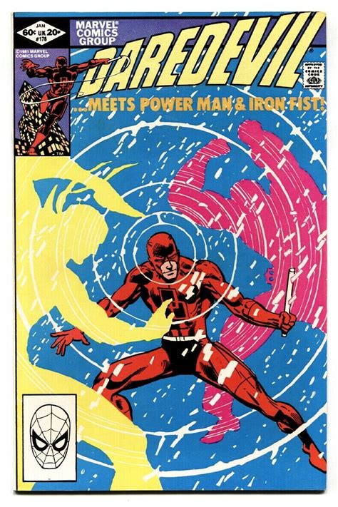 Daredevil 178 Comic Book Marvel Luke Cage And Iron Fist Elektra
