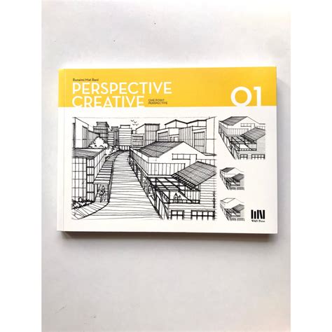 หนังสือสอนเรื่องออกแบบ Perspective Creative 01 One Point Perspective Shopee Thailand
