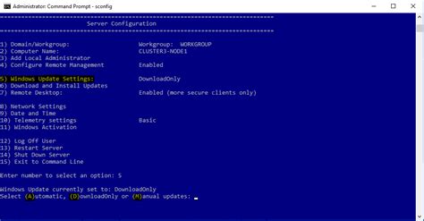 Windows Server Update Settings