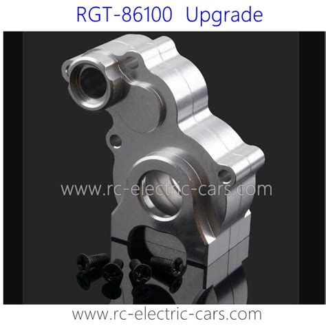 Rgt 86100 Rock Crawler Upgrade Parts Drive Gear Box Case Silver