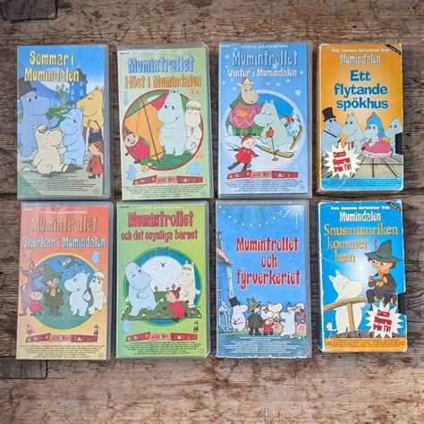 Samling Av Mumin Vhs Kassetter Köp På Tradera 669932583