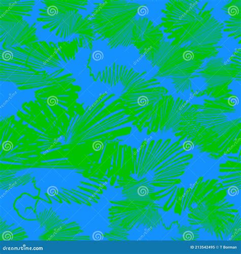 Abstract Doodle Vector Seamless Pattern On Contrasting Background Zigzag Strokes Stock Vector