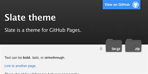 How To Add Zip File And Targz File Links On Github Pages Stack Overflow