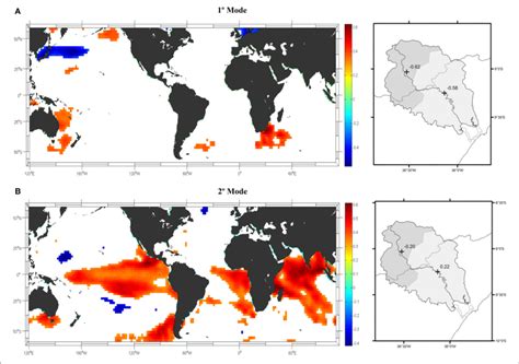 Heterogeneous Correlation Maps For The First A And Second B Modes Download Scientific