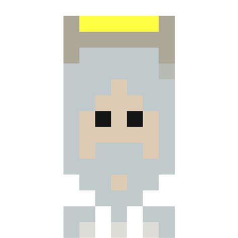 Minimal Hero God 15x15 Pixel Art By Comficker