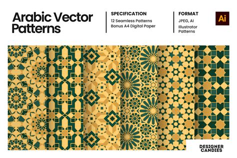 arabic patterns [jpeg ai] designercandies