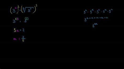 Cálculo de um expoente fracionário YouTube