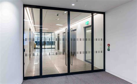 Frameless Fire Rated Door With Steel Look Design Fire Rated Doors Fire